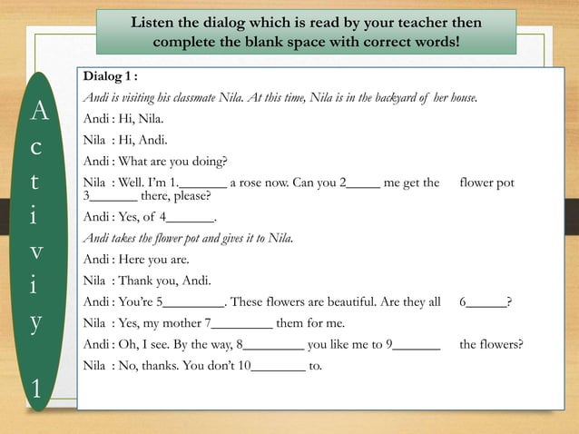 Asking and offering help | PPTX