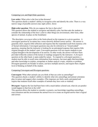 Asking better questions | PDF