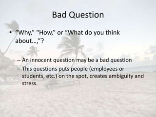 Asking Better Questions | PPTX