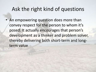 Asking Better Questions | PPTX