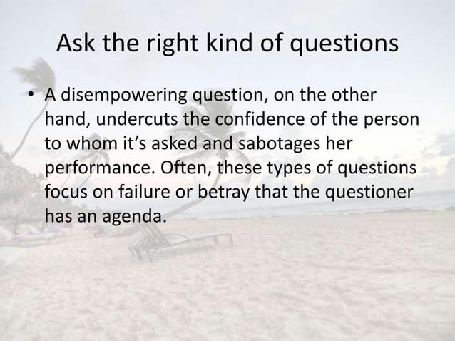 Asking Better Questions | PPTX