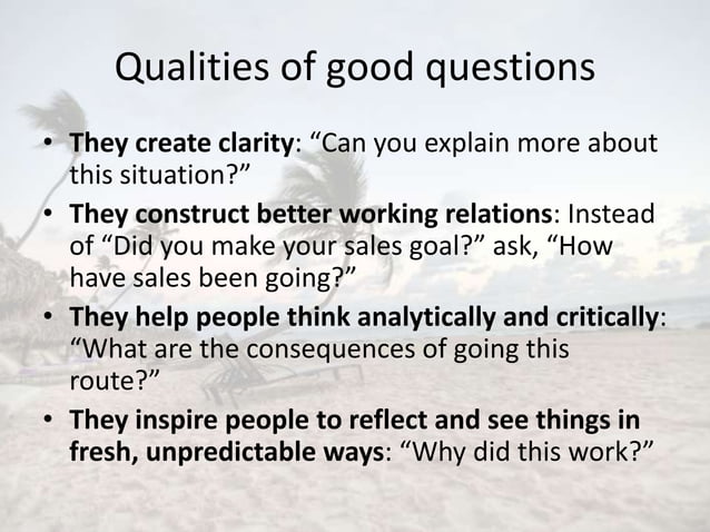 Asking Better Questions | PPTX