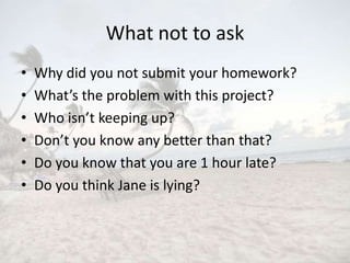 Asking Better Questions | PPTX