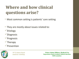 Asking clinical question | PPT