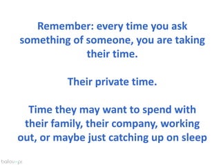 Asking effectively from important people & newtorking at TheFamily by ...