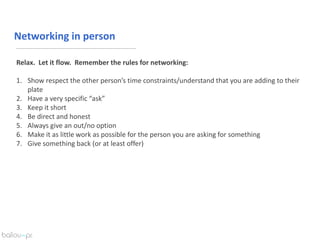 Asking effectively from important people & newtorking at TheFamily by ...