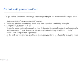 Asking effectively from important people & newtorking at TheFamily by ...