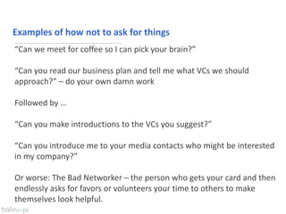 Asking effectively from important people & newtorking at TheFamily by ...