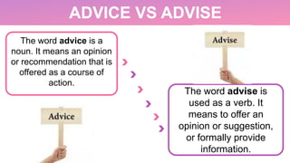 Asking for and Giving Advice - English for Interpersonal Interctions I ...