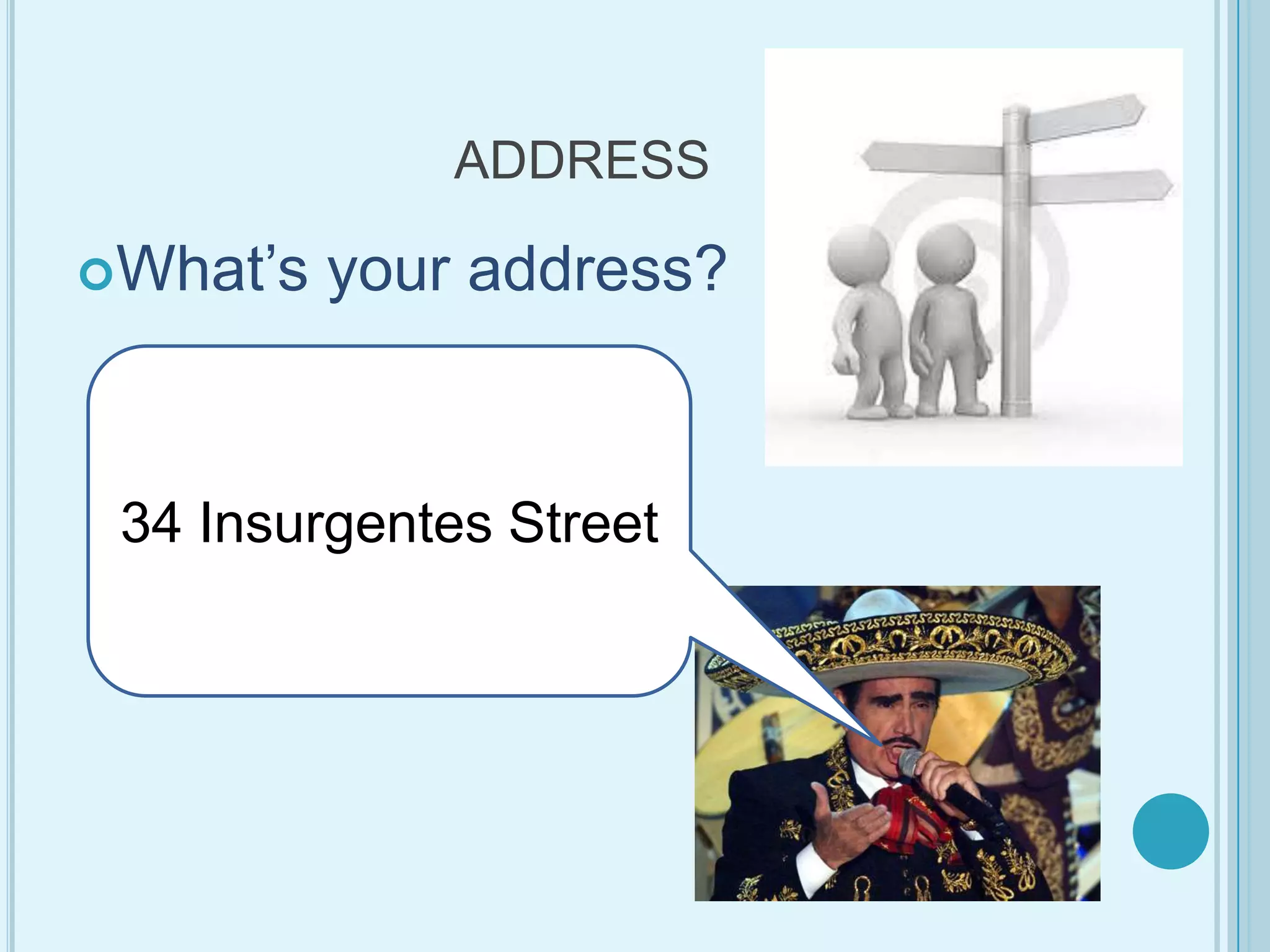 Asking for and giving personal information | PPTX