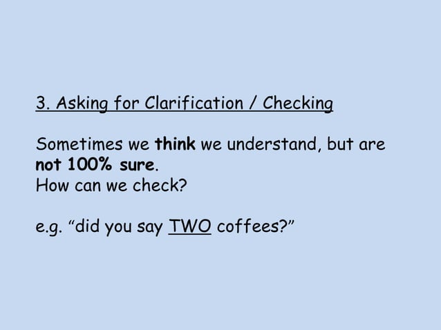 Asking for clarification | PPTX