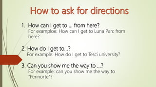 Asking for directions | PPT | Free Download