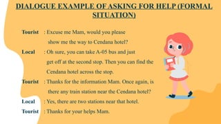 asking for help. in english expressionspptx | PPTX