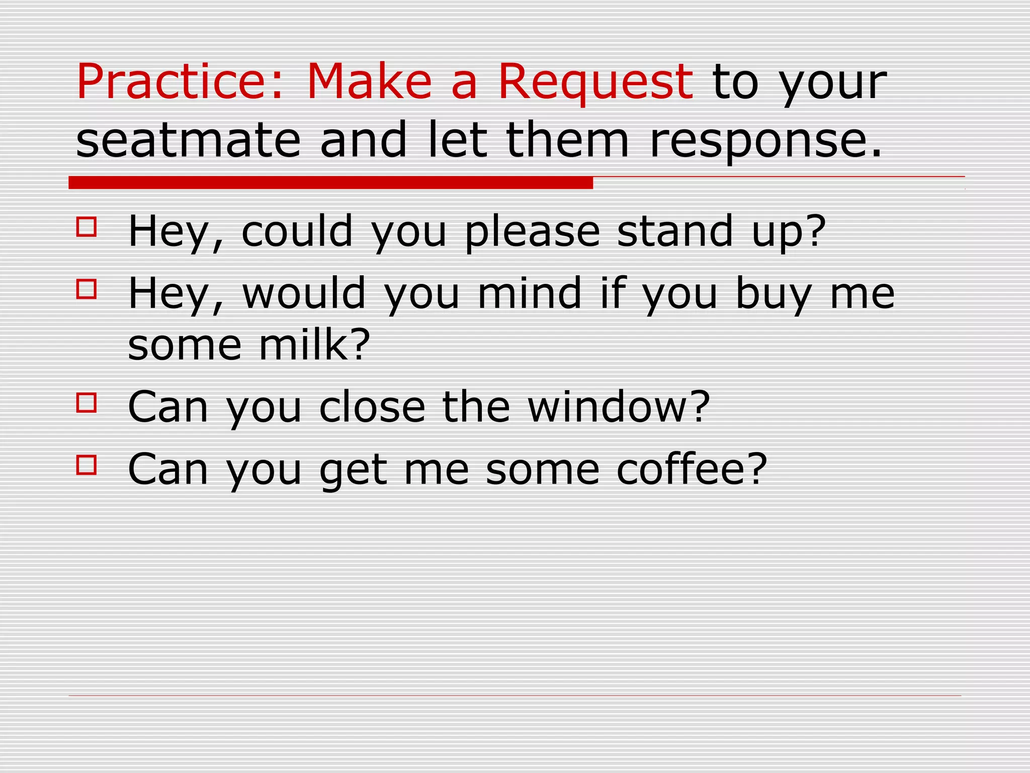 Asking for permission and Making a Request ESL | PPT