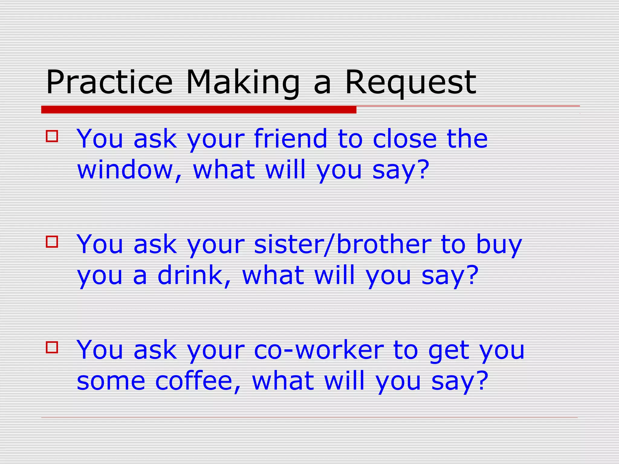 Asking for permission and Making a Request ESL | PPT