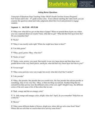 ASKING MORE EFFECIVE QUESTIONS | PDF | Educational Assessment | Education
