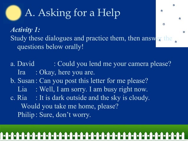 ASKING SOMEONE & OFFERING SOMETHING .ppt