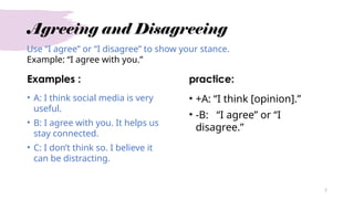 Asking opinions, giving opinions, esl class.pptx