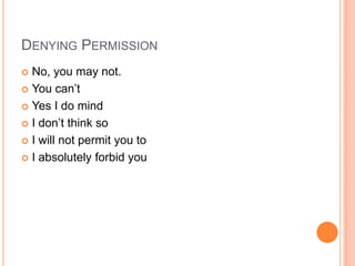 Asking permission | PPTX