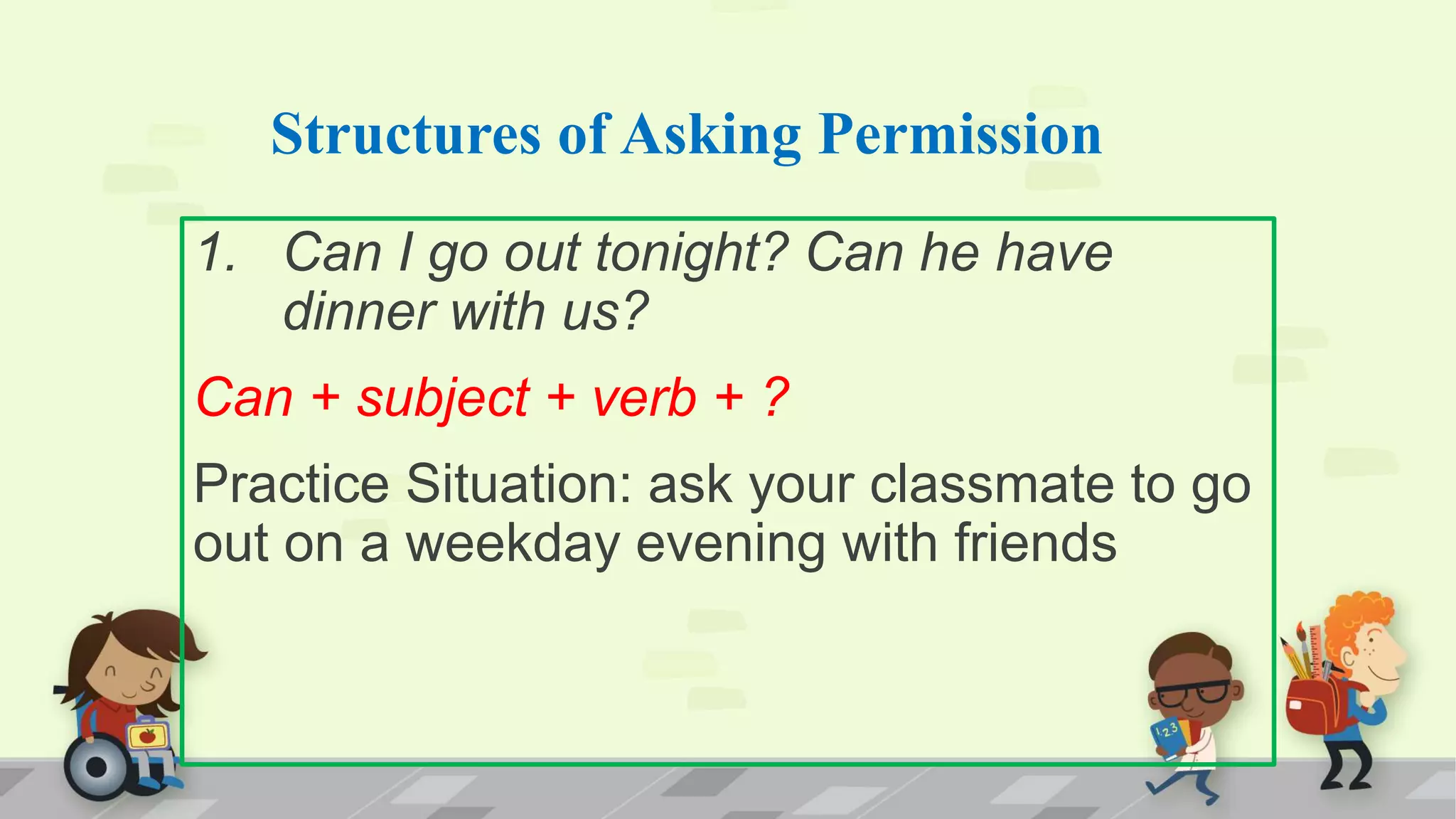 Asking permission DepEd K12 Grade 6 English | PPTX