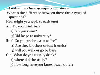 Asking questions | PPTX