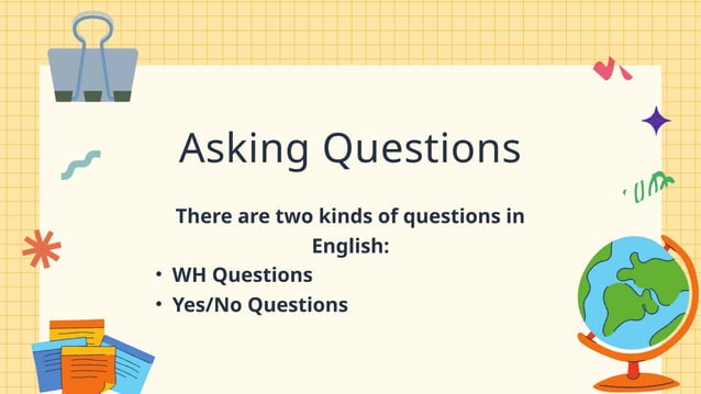 Asking Questions Power Point Presentation | PPT