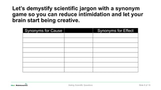 Asking Scientific Questions biointrractive | PPTX
