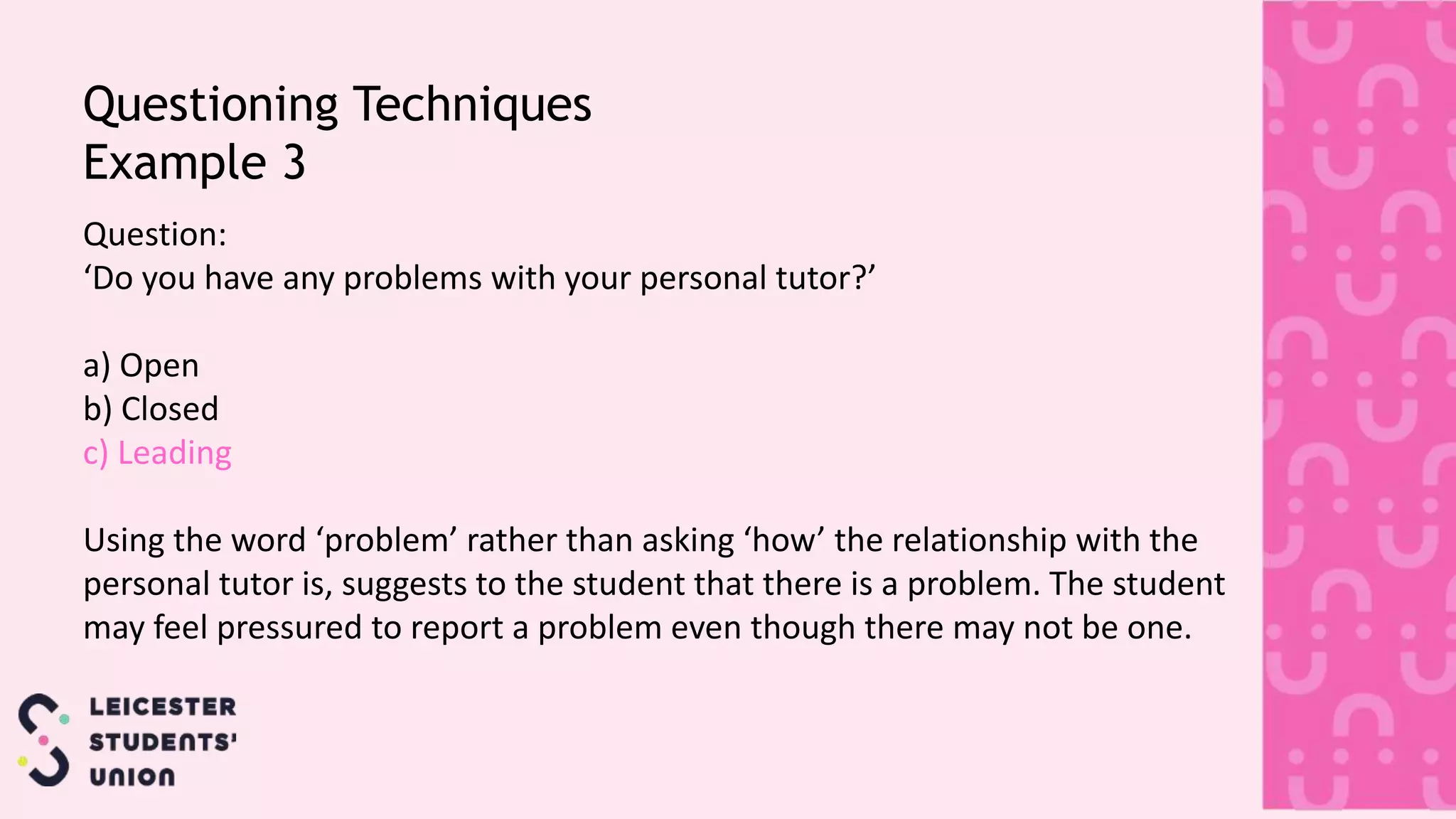 Asking the right questions | PPTX