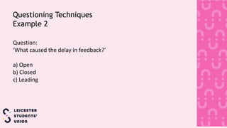 Asking the right questions | PPTX
