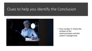 Asking the Right Questions Issues and Conclusions.pptx | Science