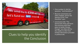 Asking the Right Questions Issues and Conclusions.pptx | Science