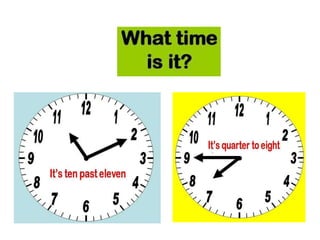 Asking the time | PPT