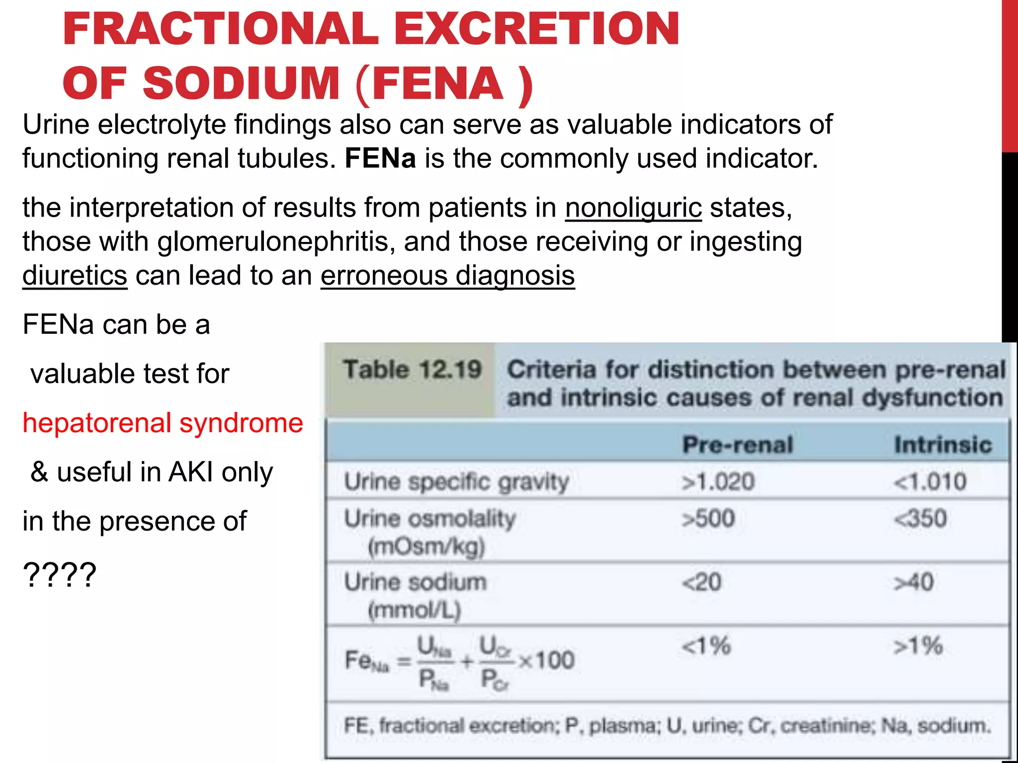 ACUTE KIDNEY INJURY AKI laboratory investigation | PPTX