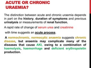 ACUTE KIDNEY INJURY AKI laboratory investigation | PPTX