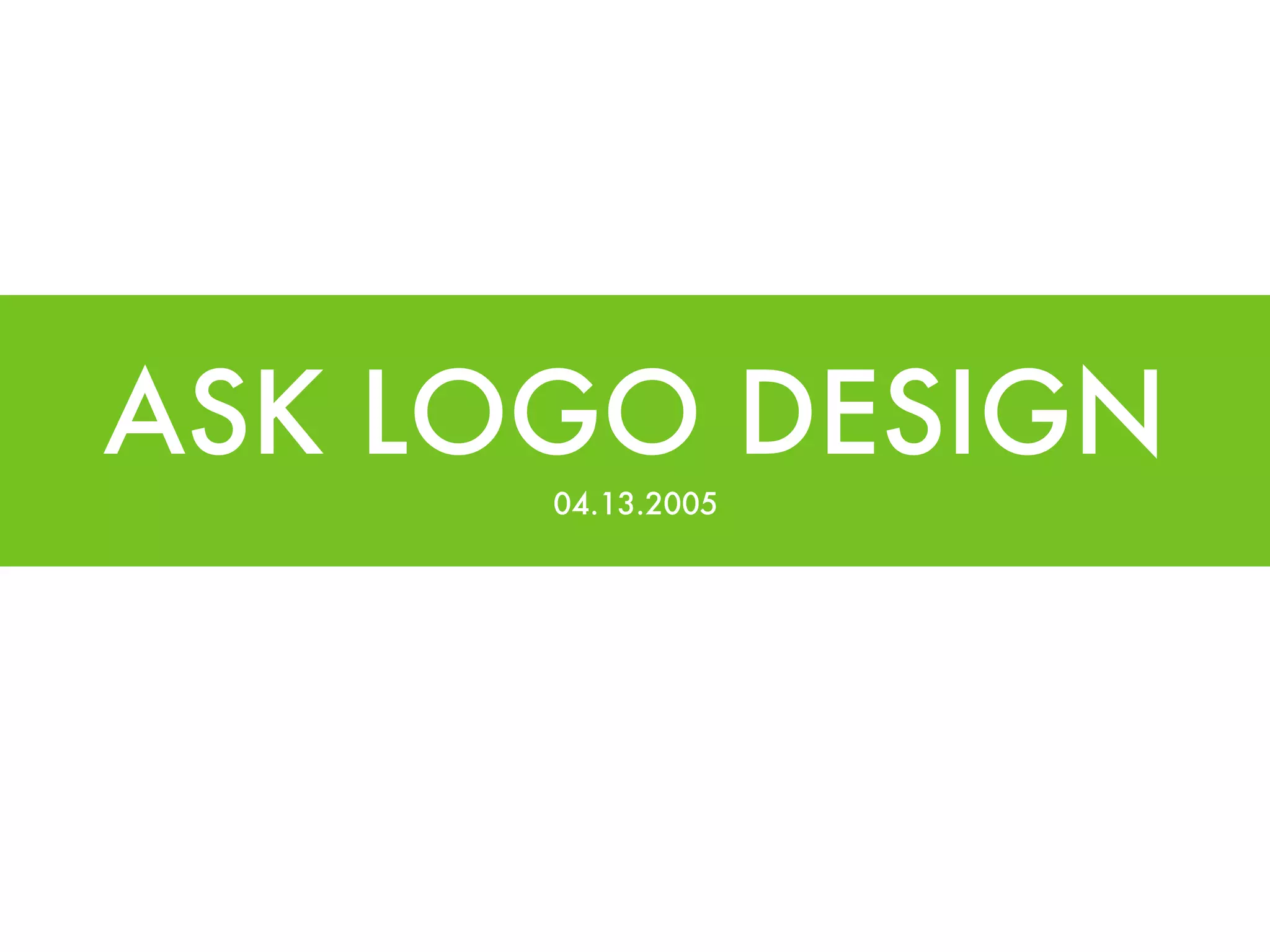 Ask logo design | PPT | Business | Business and Finance
