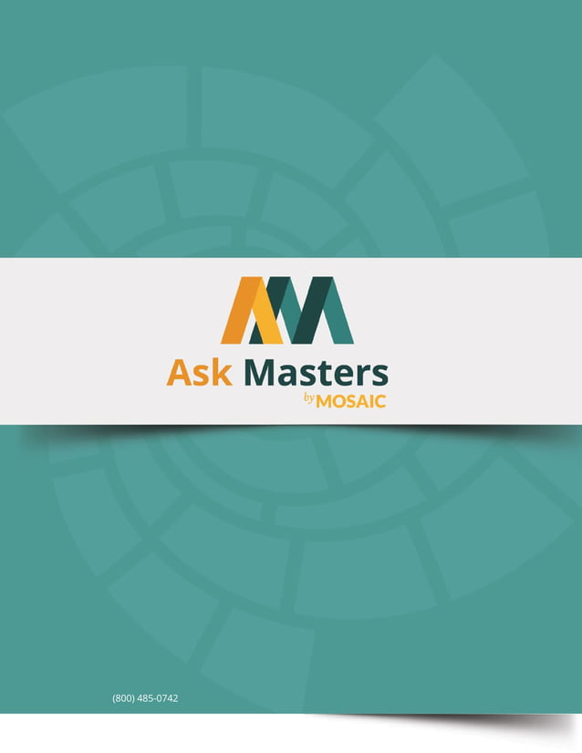 Ask Masters workshops program overview | PDF