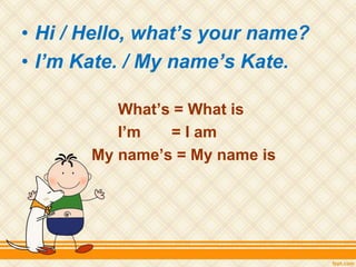 Ask names | PPTX | Children\'s Games and Toys | Shopping