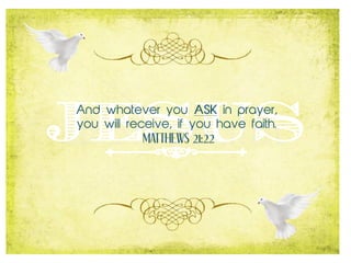 ASKING GOD SCRIPTURES | PDF