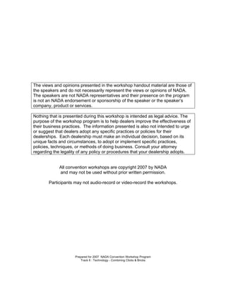 AskPatty NADA Email Presentation | PDF