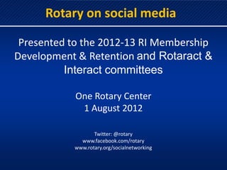 Rotaractors discuss challenges of joining Rotary | PPT | Free Download