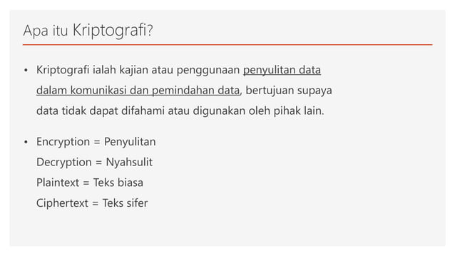 Ask tingkatan3 kriptografi-sifer | PPT
