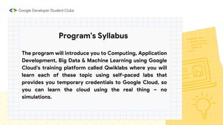 Info Session: 30 Days of Google Cloud | PPT