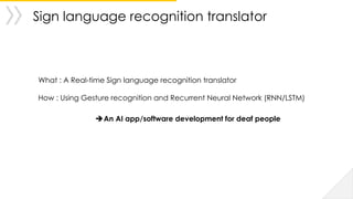 iOS App development for sign language recognition | PDF