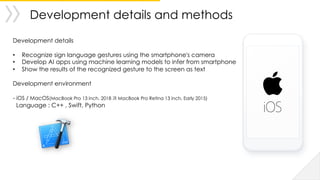 iOS App development for sign language recognition | PDF