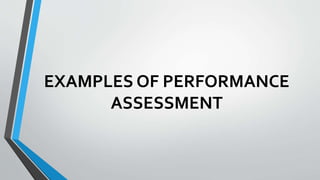 Performance-based Assessment | PPTX