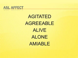 ASL Affect | PPTX