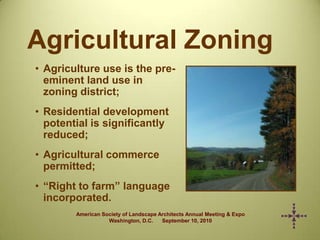 Land Use, Agriculture & Farmland Protection Strategies | PPT