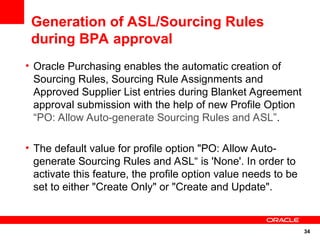ASL and Sourcing ASL and Sourcing Rule for Oracle | PPT