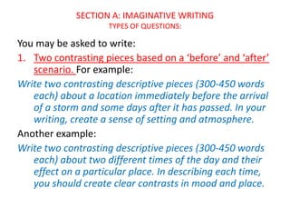 AS Language Paper 2: Narrative Writing | PPTX