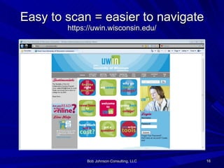 Creating (or Re-creating) an Adult-Friendly Website | PPT